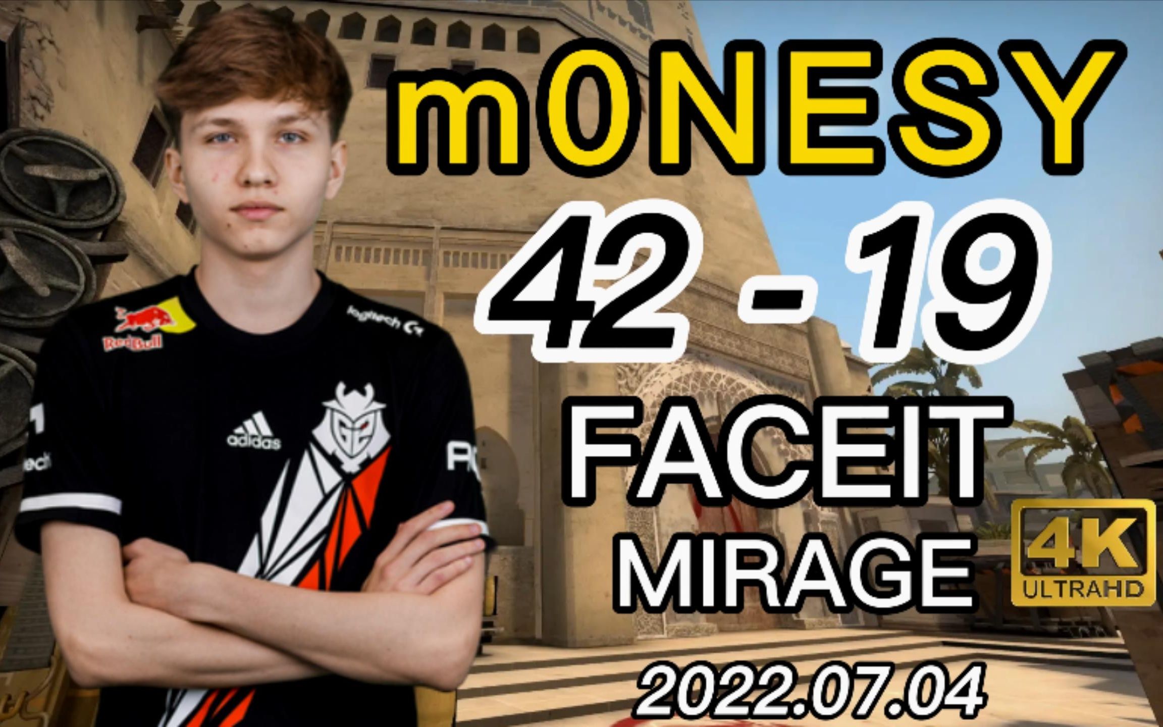【CSGO POV】m0NESY (42-19) VS s1mple(26-28) 荒漠迷城 FACEIT 2022.07.04_哔哩哔哩_bilibili