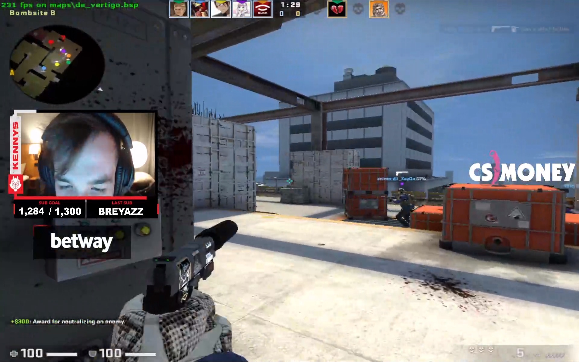 【CS:GO】G2.kennyS直播录像 2021.11.27