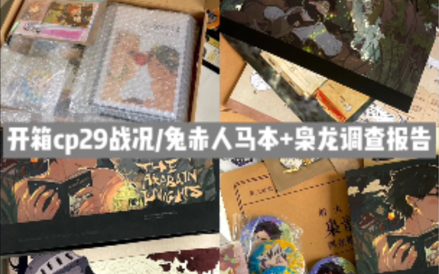 谷子开箱｜cp29战况｜兔赤同人本｜润师人马本+枭龙调查报告｜赤苇京治 木兔光太郎-袁英俊-袁英俊-哔哩哔哩视频