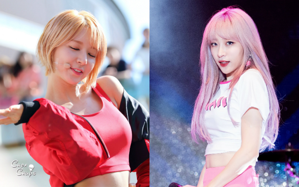 【EXID】【AOA】草娥&HaNi的JYP选秀合作舞台_哔哩哔哩_bilibili