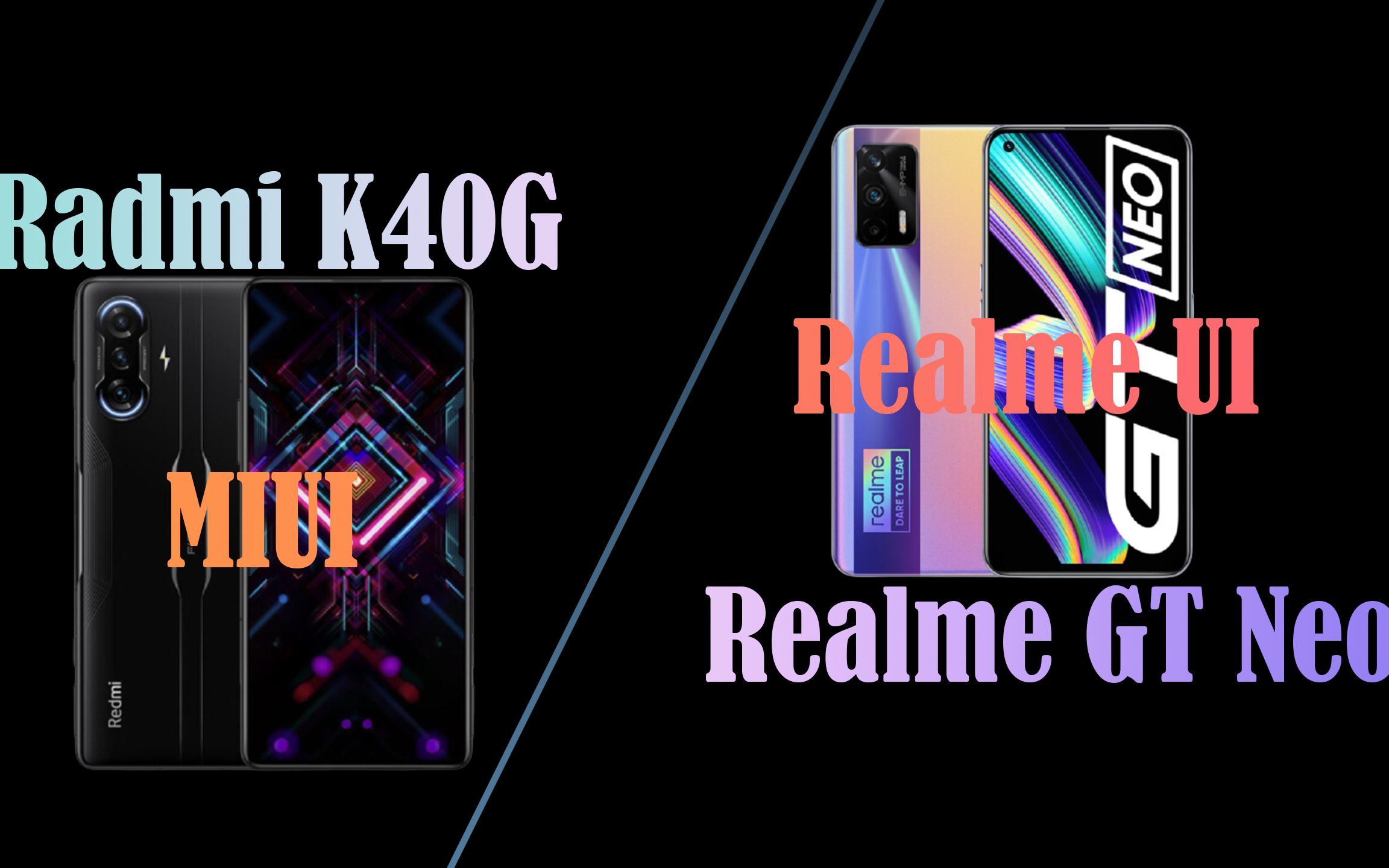 [略懂少年]比比看，谁才是千元机皇：红米K40游戏增强版 VS Realme GT Neo_哔哩哔哩_bilibili
