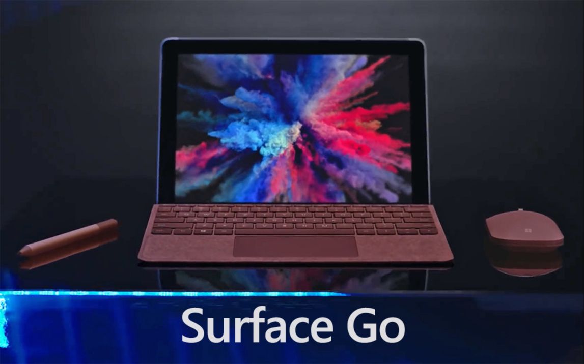 微软发布 Microsoft Surface Go 平板电脑_哔哩哔哩_bilibili