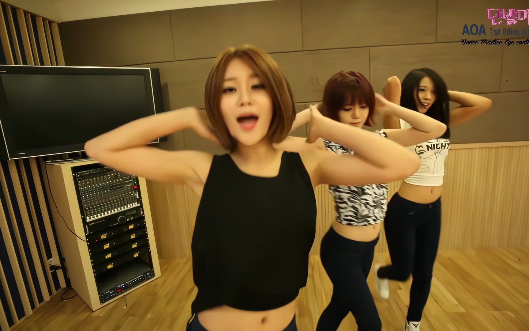 【4K修复】AOA - Short Hair 练习室-DC韩-DC韩-哔哩哔哩视频