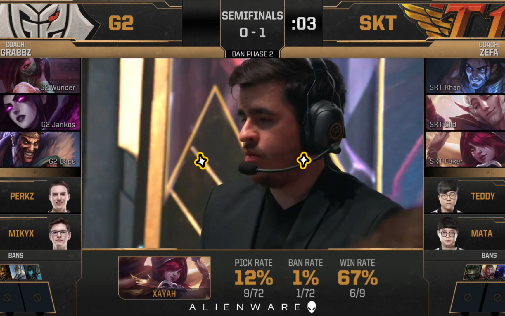 G2 vs SKT[经典回顾]欧洲侠盗全面对位压制，Perkz德莱文亦登赛场。Game2 S9msi淘汰赛_电子竞技热门视频