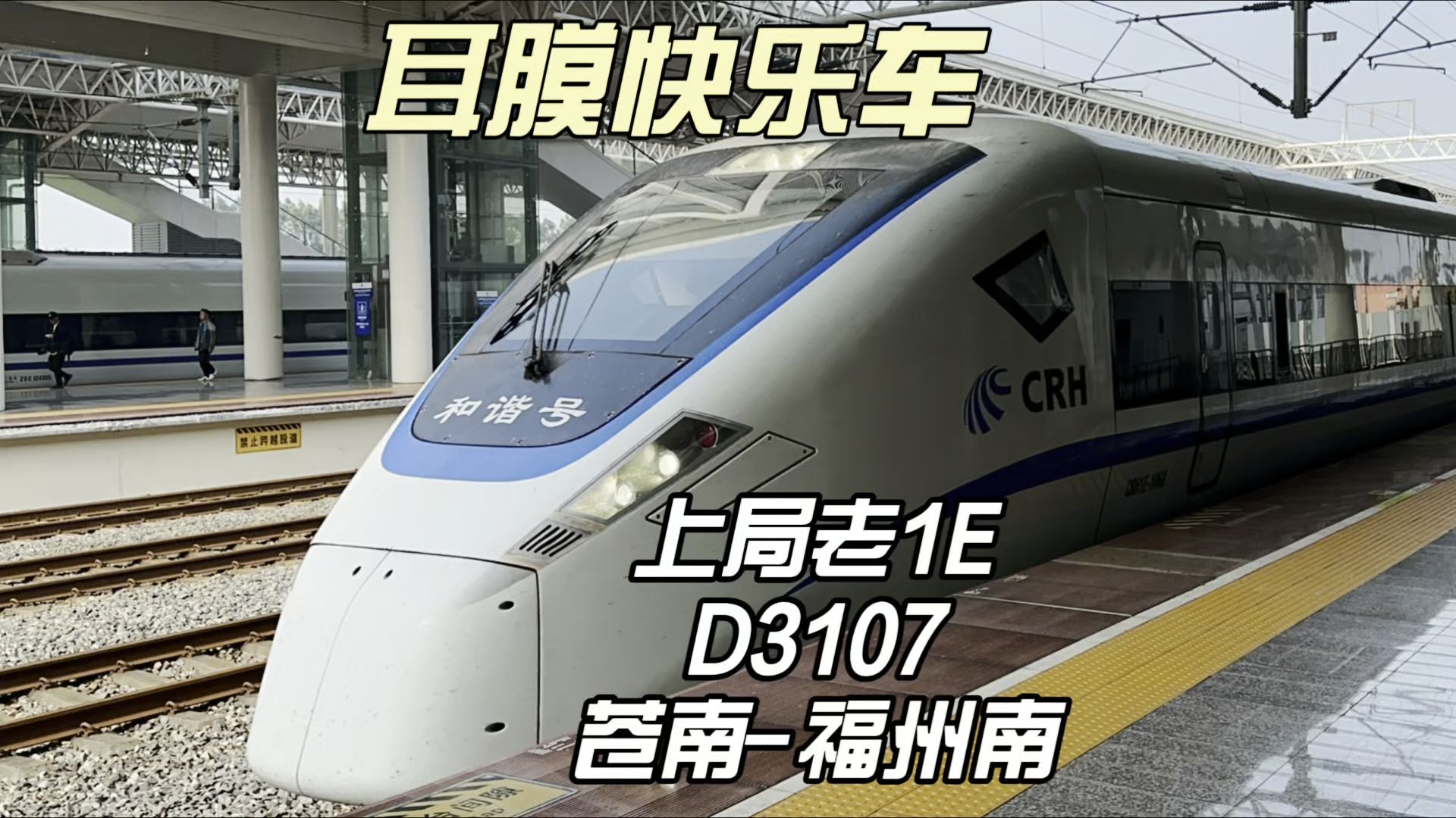 老款CRH1E 杭深耳膜快乐车D3107运转记录 苍南-福州南（10月29日）-Adam果果-Adam果果-哔哩哔哩视频