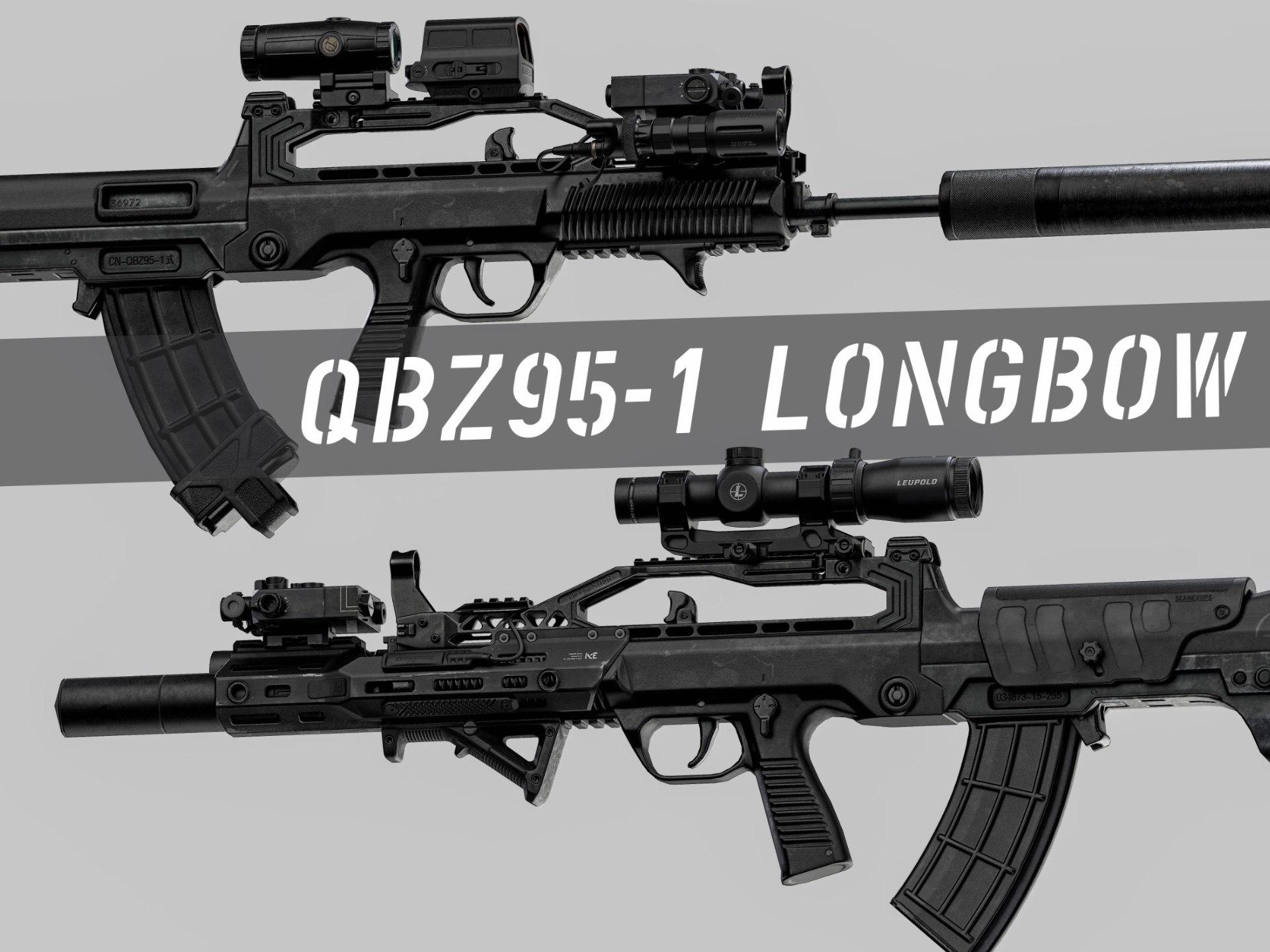 【严阵以待1.2模组】QBZ95-1 LongBow-鱼肉香-鱼肉香-哔哩哔哩视频