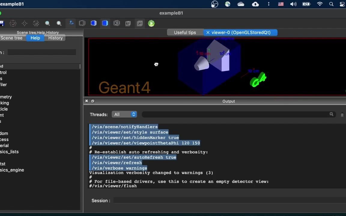 4.怎样编译并执行Geant4的示例程序呢？_哔哩哔哩_bilibili