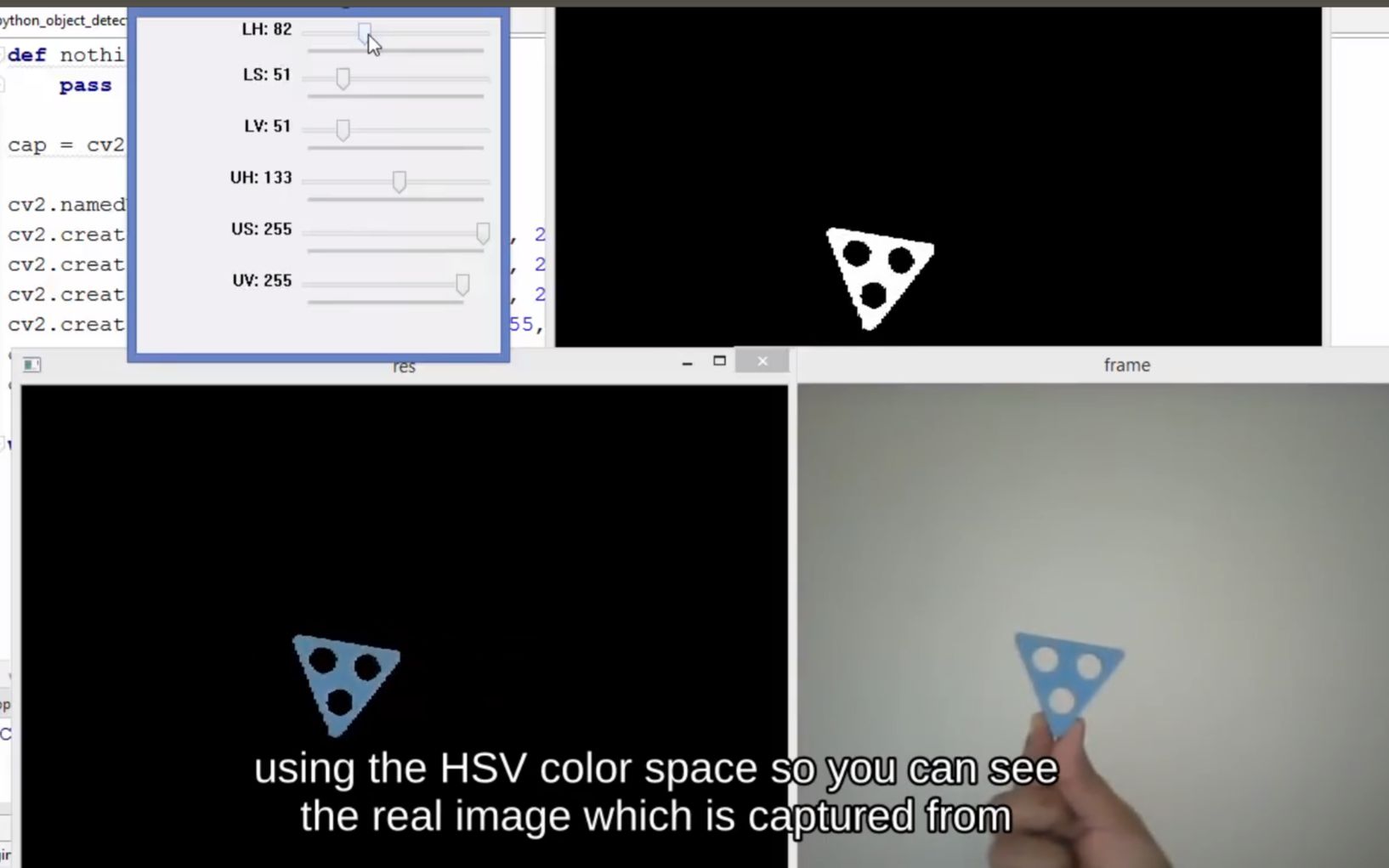 【Opencv实例教程】在HSV颜色空间下做目标检测以及目标跟踪_哔哩哔哩_bilibili