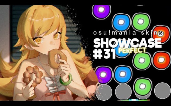osu mania Circle Skins except Sakamata Chloe Skin - osu!mania skins showcase #15