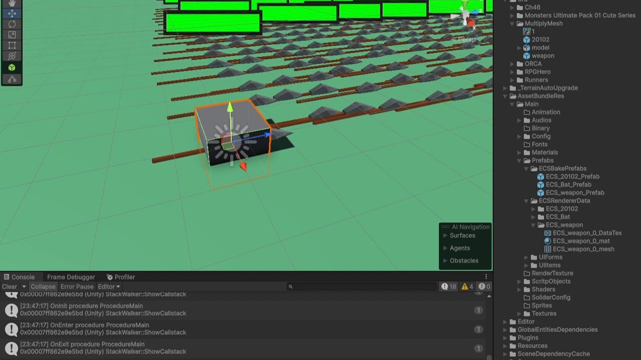 【Unity ECS】万人同屏解决方案-一匹Prophet-一匹Prophet-哔哩哔哩视频