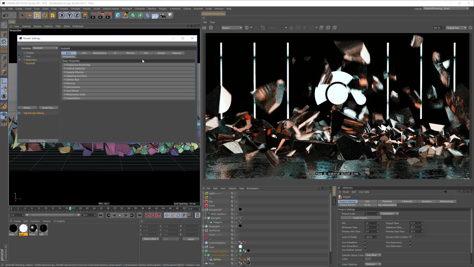 【C4D教程】Redshift渲染器全面中高级进阶C4D教程_Vol1_Part4_哔哩哔哩_bilibili