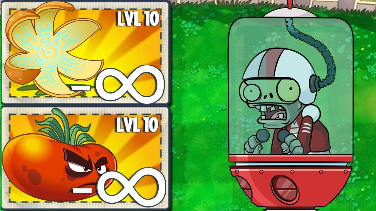 PvZ 2挑战 - 每种植物x5无限能量豆对战100个10级反射僵尸-MSGames-MSGames-哔哩哔哩视频