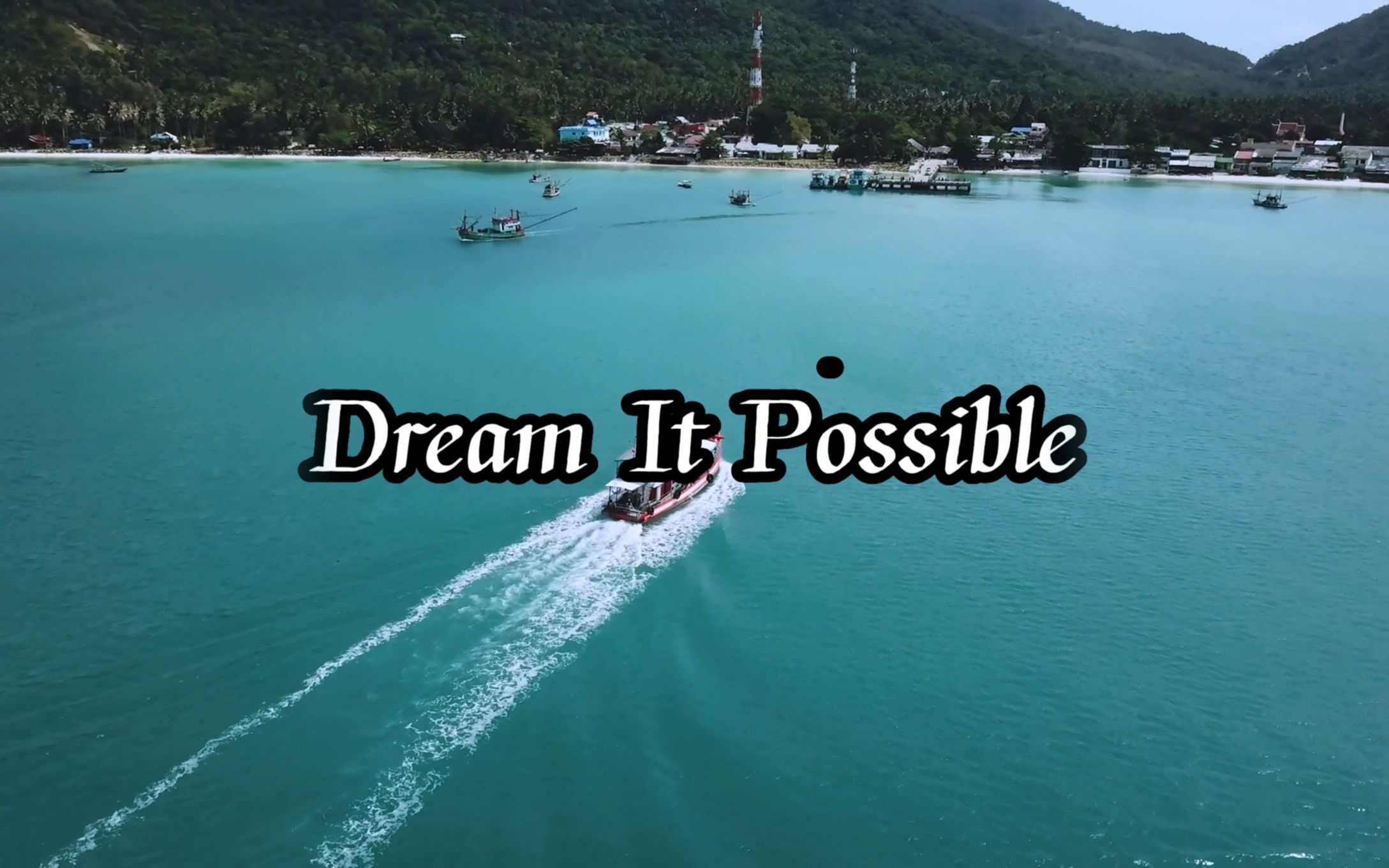 华为感动世界名曲《Dream It Possible》当你坚持不下去的时候，给你力量-经典英文歌-经典英文歌-哔哩哔哩视频