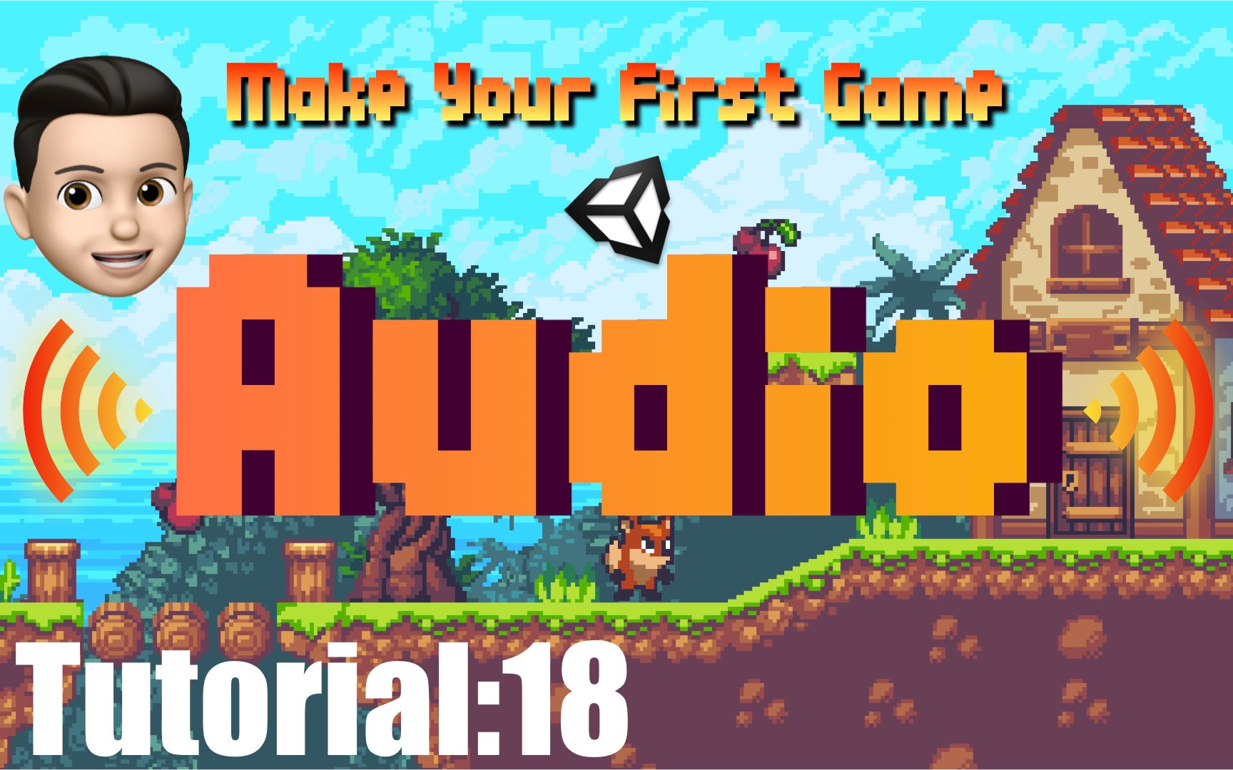 Unity2018教程2D入门:18 音效Audio_哔哩哔哩_bilibili