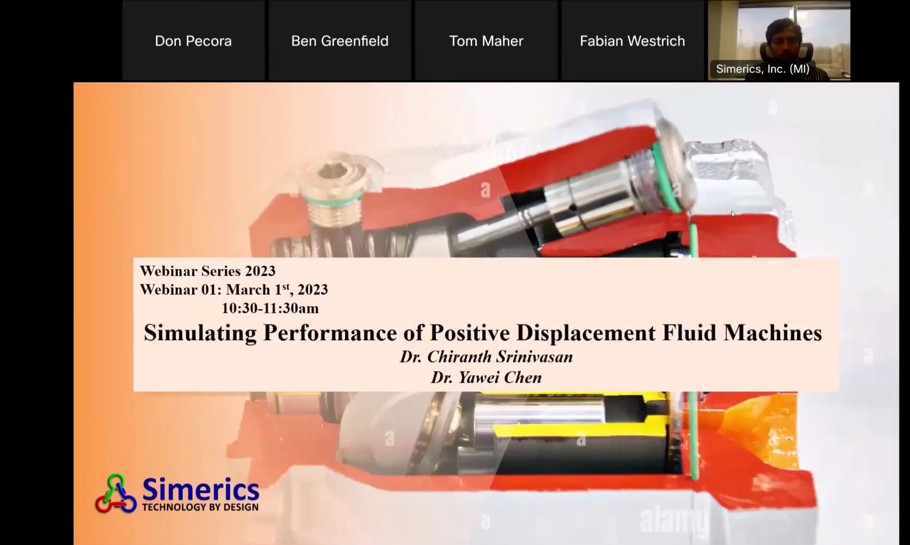 Simerics Webinar ——pumplinx仿真讲解-平凡简单快乐普通-平凡简单快乐普通-哔哩哔哩视频