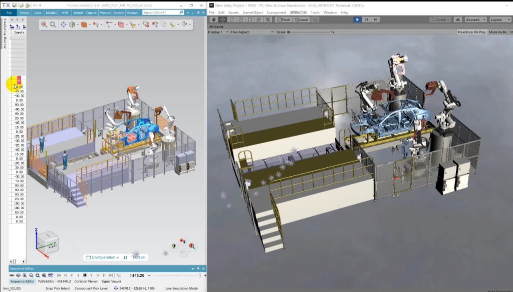 虚拟调试/虚实互联/Process Simulate/Unity 3D/PLC/S7_哔哩哔哩_bilibili