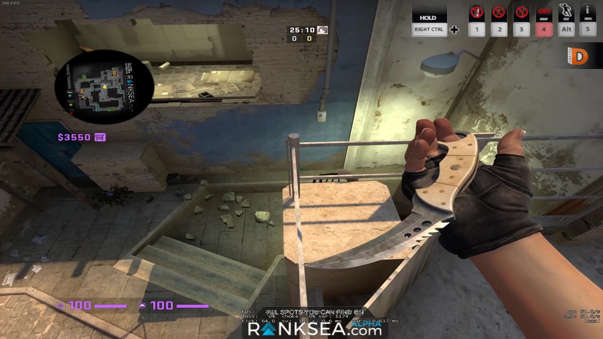 【CSGO】手把手教你Mirage从VIP跳B小，瞄这两个点，超级简单~_哔哩哔哩_bilibili