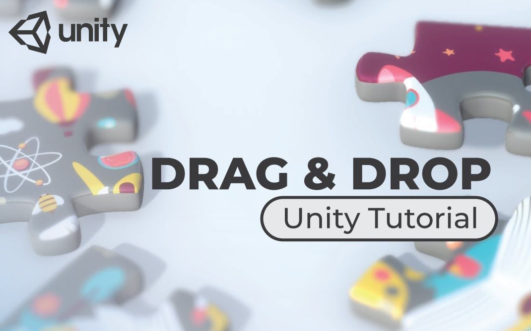 【Unity】实现拖拽功能并制作一个拼图游戏_哔哩哔哩_bilibili