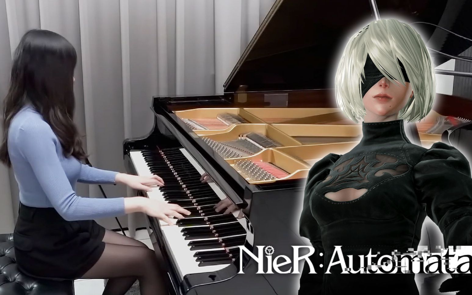 【Ru's Piano】尼尔：机械纪元「游乐园主题曲 / Amusement Park」钢琴演奏_哔哩哔哩_bilibili