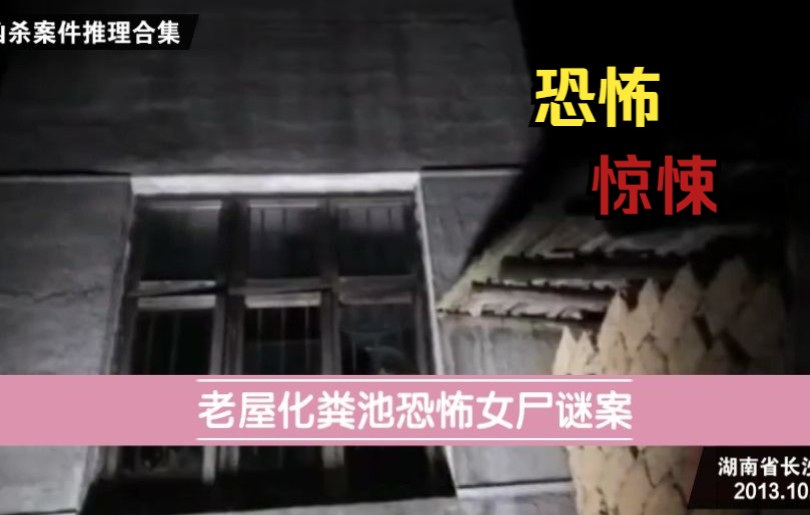 湖南省长沙市宁乡市《老屋化粪池恐怖女尸谜案》 凶杀案件推理合集 凶杀案件推理合集 哔哩哔哩视频