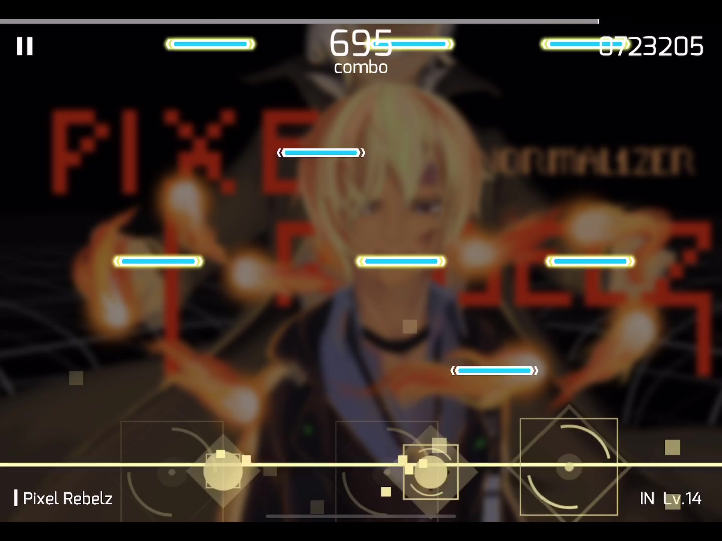 【Phigros】Pixel Rebelz IN（LV14），all perfect_哔哩哔哩_bilibili