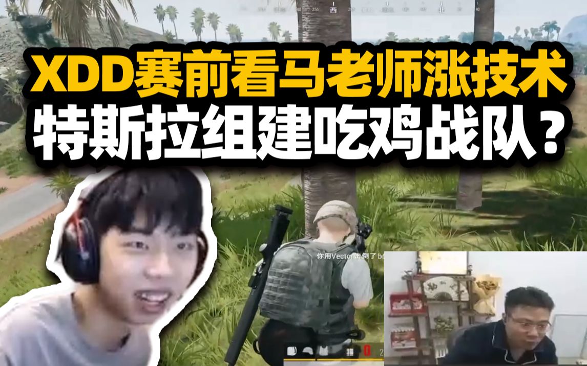 成分复杂！XDD赛前看马老师精进技术 这庆祝音乐什么意思？特斯拉进军PUBG电竞？AUG还得是二倍！-小叮当频道-小叮当频道-哔哩哔哩视频