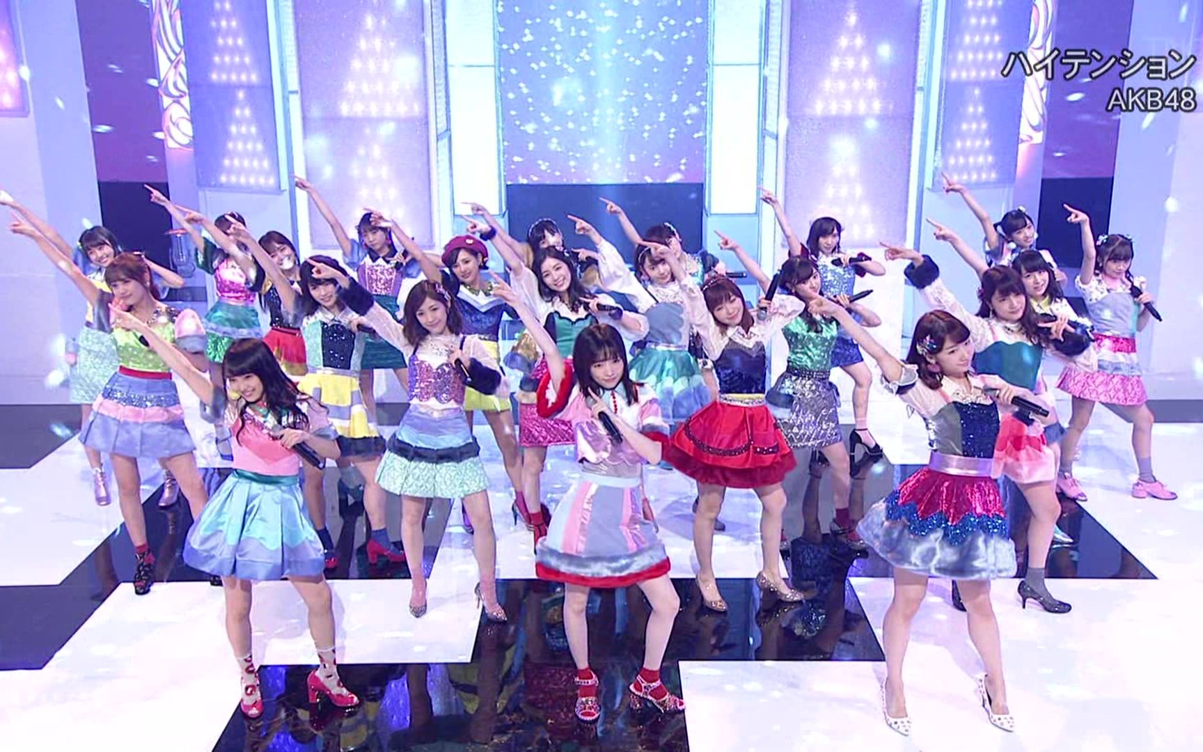 【MUSIC FAIR】 161203 AKB48 - High Tension(岛崎遥香) Cut_哔哩哔哩_bilibili