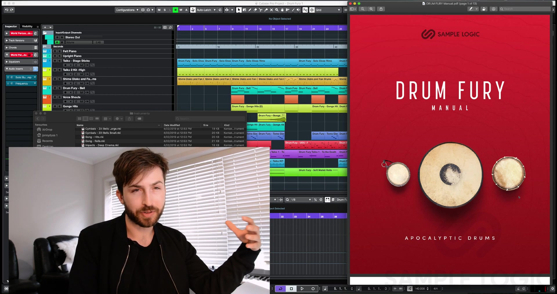 Sample Logic DRUM FURY kontakt 史诗打击乐 编曲演示_哔哩哔哩_bilibili