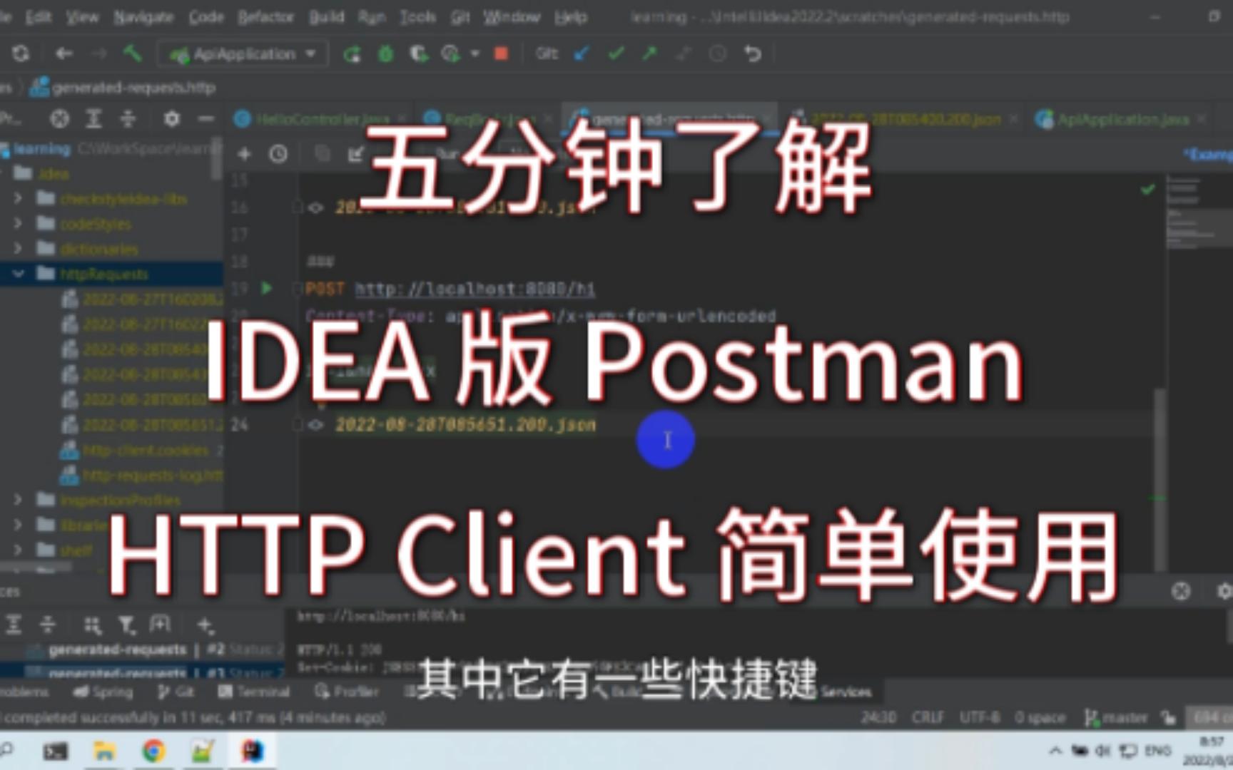 IDEA 版 Postman HTTP Client 简单实用_哔哩哔哩_bilibili