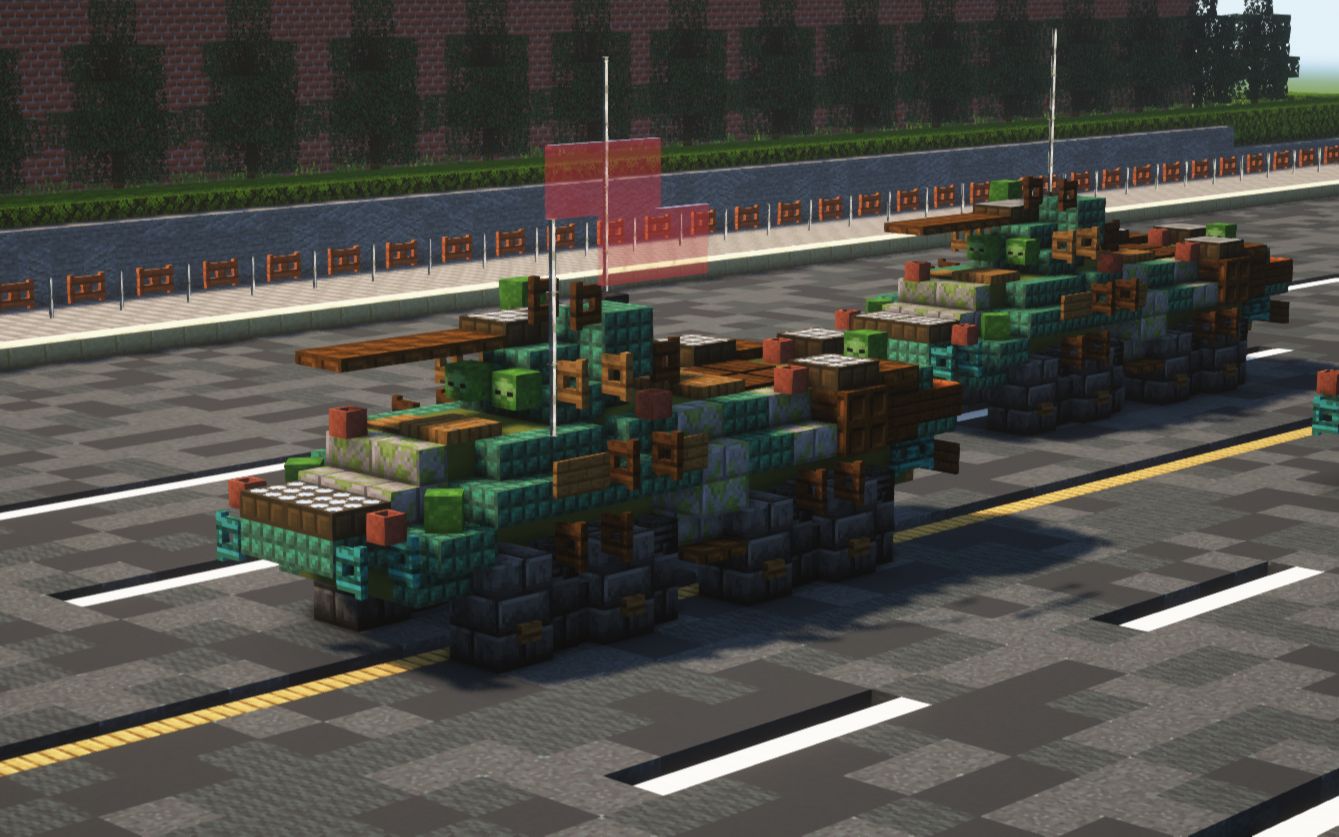 【Minecraft】BTR-82 装甲车 建筑教程 (1.5:1)-一个刚入坑的654-教程-哔哩哔哩视频