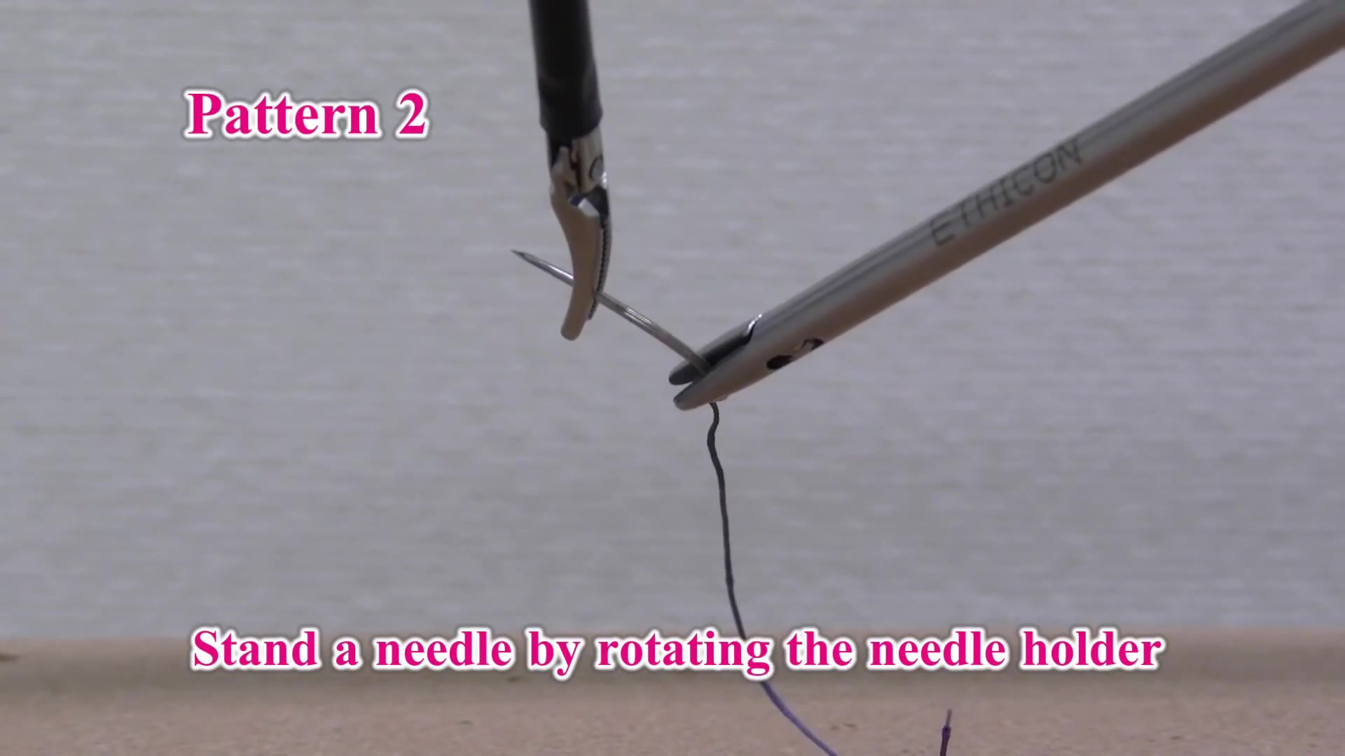 腹腔镜操作基础：持针 Basic Laparoscopic training- Mounting the needle_哔哩哔哩_bilibili