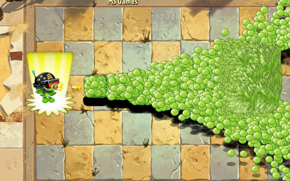 PvZ 2 挑战 - 50 棵植物 等级 1 强化 对抗 金字塔头僵尸 等级 15-MSGames-MSGames-哔哩哔哩视频