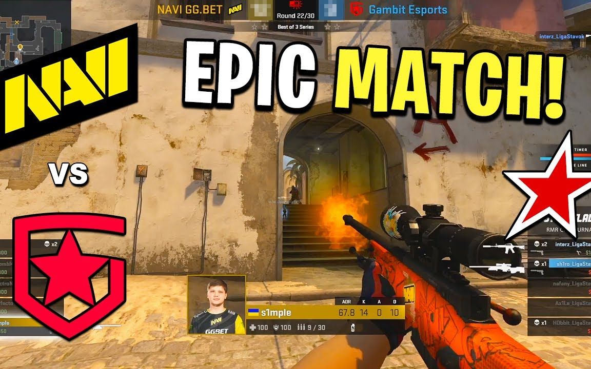 独联体RMR一哥二哥经典之战，强度拉满！NaVi vs Gambit最佳时刻精彩集锦 - 群星联赛独联体RMR|CSGO_电子竞技热门视频