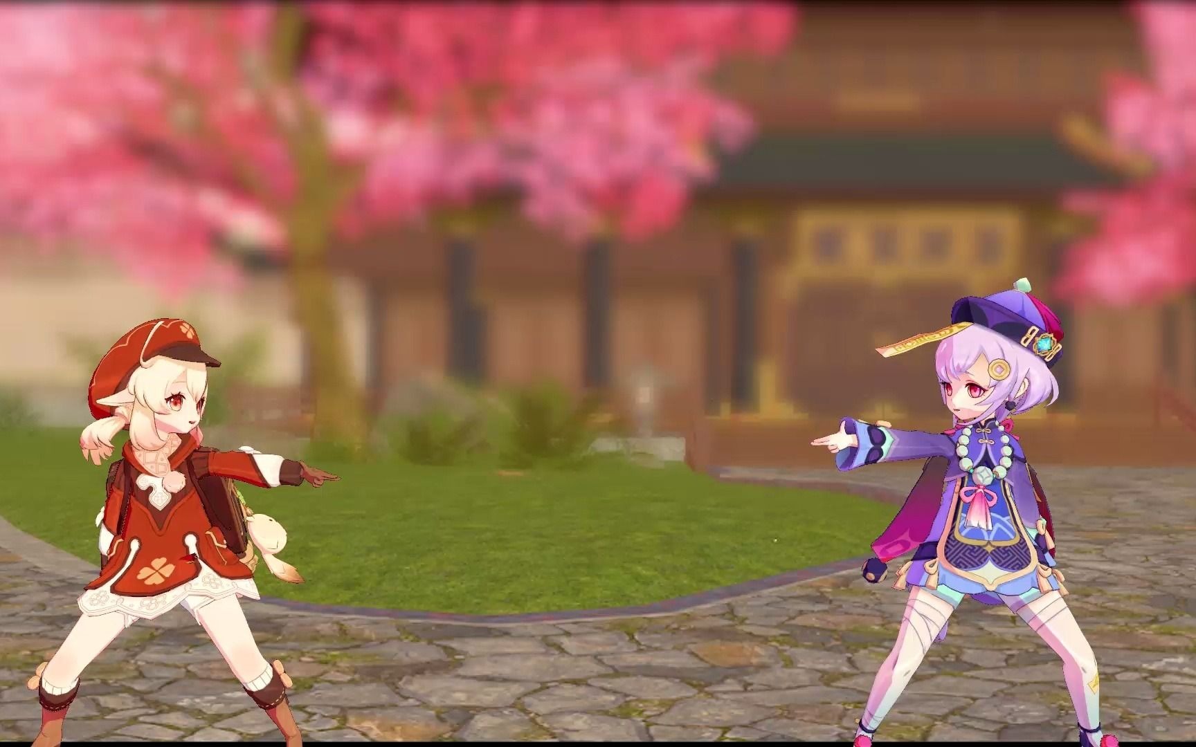 【原神mmd】可莉and七七这也太可爱了叭哔哩哔哩bilibili