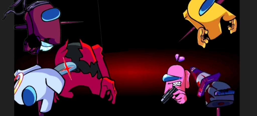 Maroon x White - FNF Vs Impostor V4