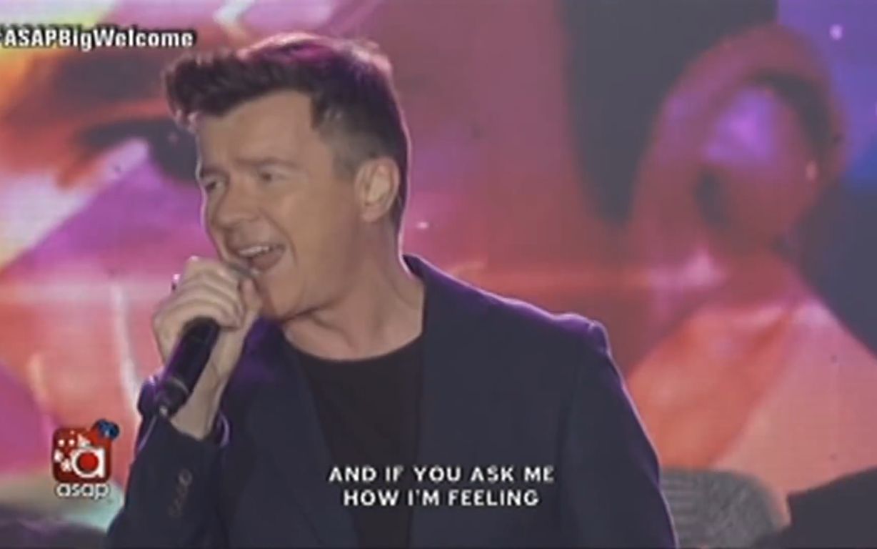 【菲律宾人民集体被rickroll】Rick Astley - Never Gonna Give You Up 2015_哔哩哔哩_bilibili