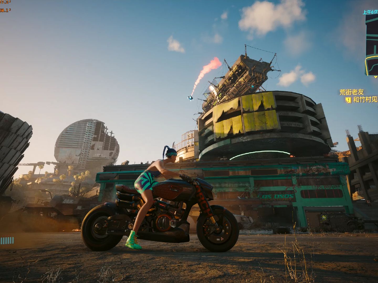 赛博朋克2077 GTX1070 使用 FSR3.0 MOD帧生成 2K 全高画质测试以及狗镇舔箱子-jackoneill-jackoneill-哔哩哔哩视频