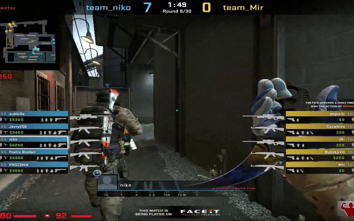 【CSGO】POV G2 NiKo plays FACEIT Pro League (FPL) train @15 February 2021_哔哩哔哩_bilibili