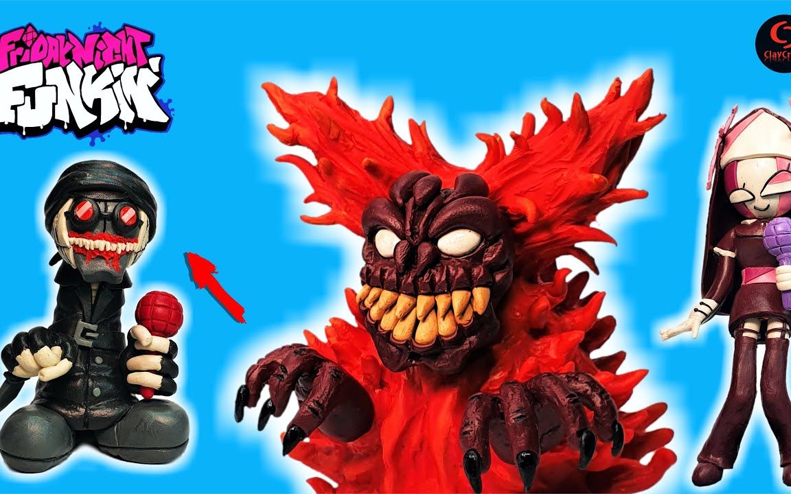 Tricky the Clown Phase 3, Hank, Sarvente with clay | FNF Mod | Madness Combat_哔哩哔哩_bilibili