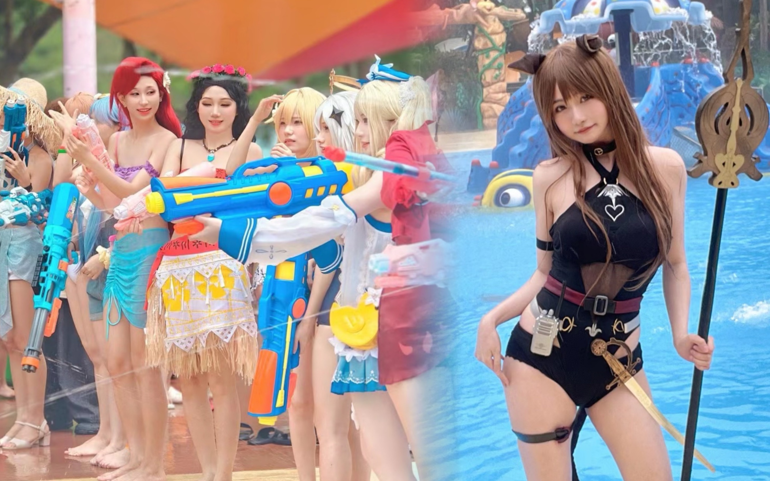 糟糕！生日被50位泳装coser美女包围了？！#VLOG-杨阿几-杨阿几-哔哩哔哩视频