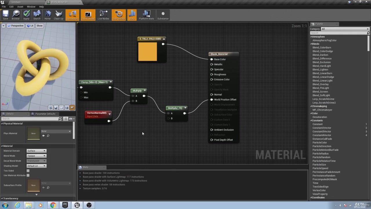 【UE4】虚幻引擎材质编辑器全面教程 Udemy - Unlocking the Unreal Engine Material Editor_哔哩哔哩_bilibili