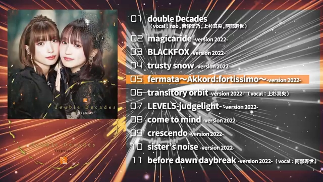 fripSide「double Decades」全曲試聴動画_哔哩哔哩_bilibili