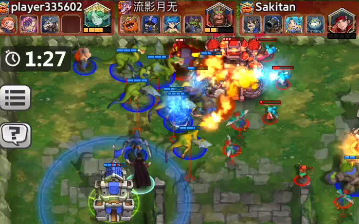 试玩『燃烧王座』3v3皇室战争_哔哩哔哩_bilibili