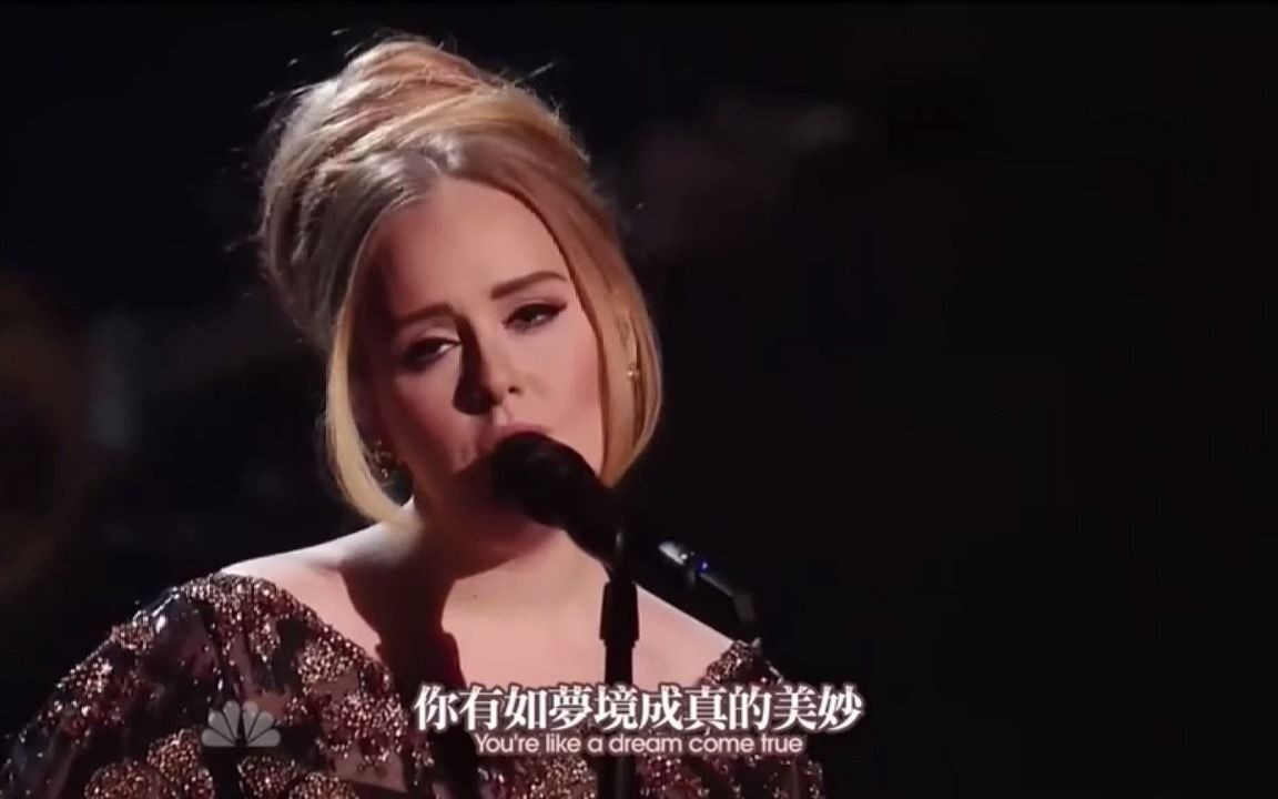 超震撼！Adele阿黛尔when we were young_哔哩哔哩_bilibili