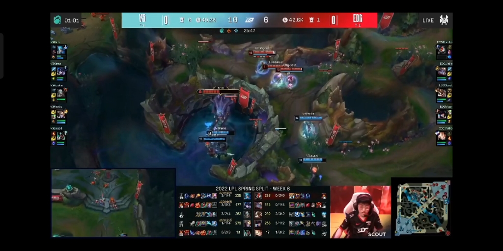 v5 vs edg 逆天场面合集_英雄联盟