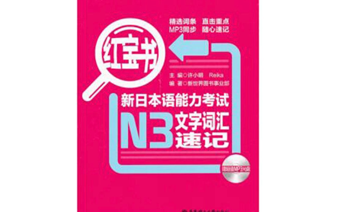 新日本语能力考试N3文字词汇速记 第1单元_哔哩哔哩_bilibili