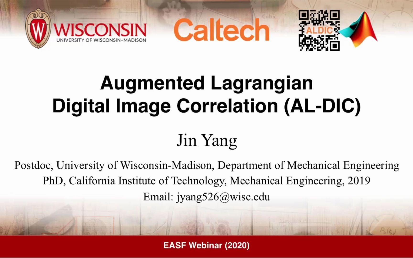 Augmented Lagrangian Digital Image Correlation video demo_哔哩哔哩_bilibili