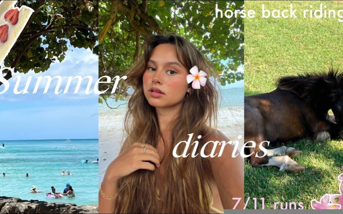 VLOG / Isabela Juliana / 沙滩读书 / 甜点 / 骑马-DailyShare_-DailyShare_-哔哩哔哩视频