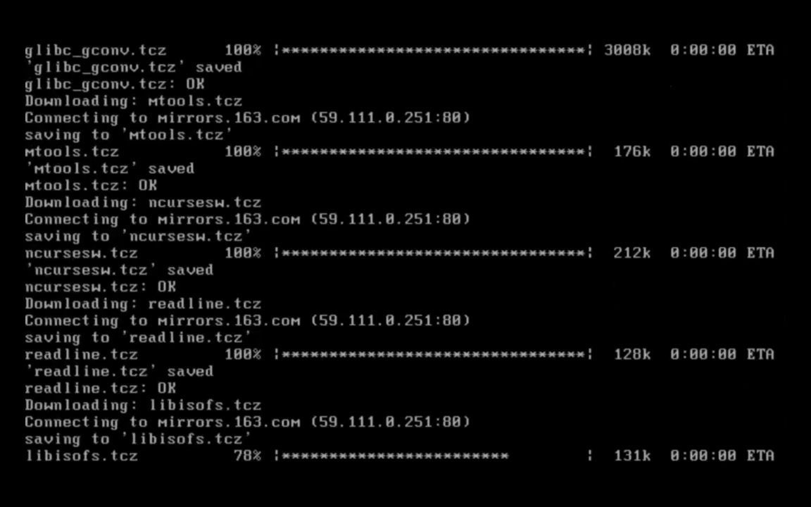 安装Tiny Core Linux_哔哩哔哩_bilibili