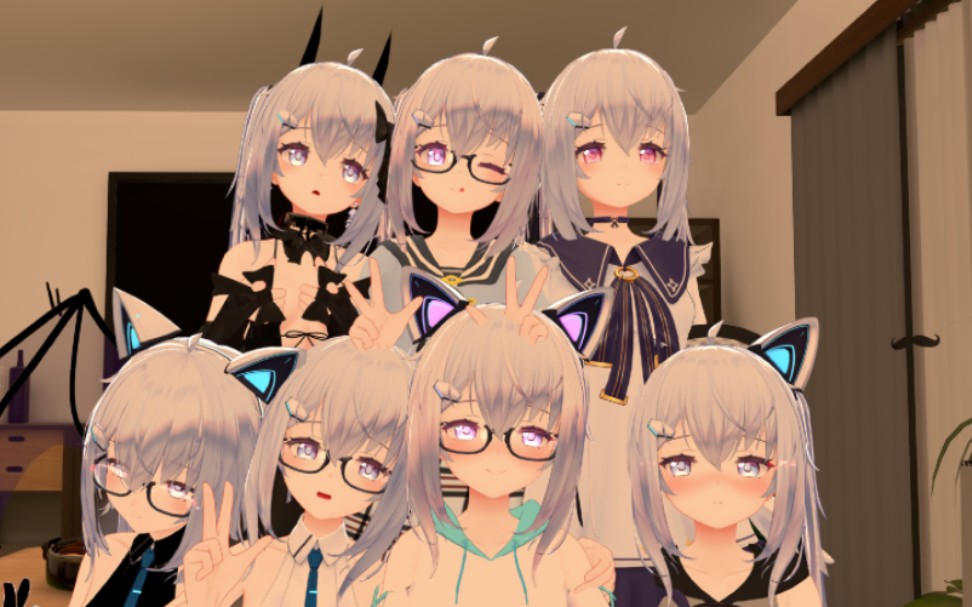 【VRChat】原创3D模型展示 -夏菲-Sapphy-